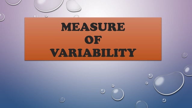 MEASURE-OF-VARIABILITY- for students. Ppt | PDF