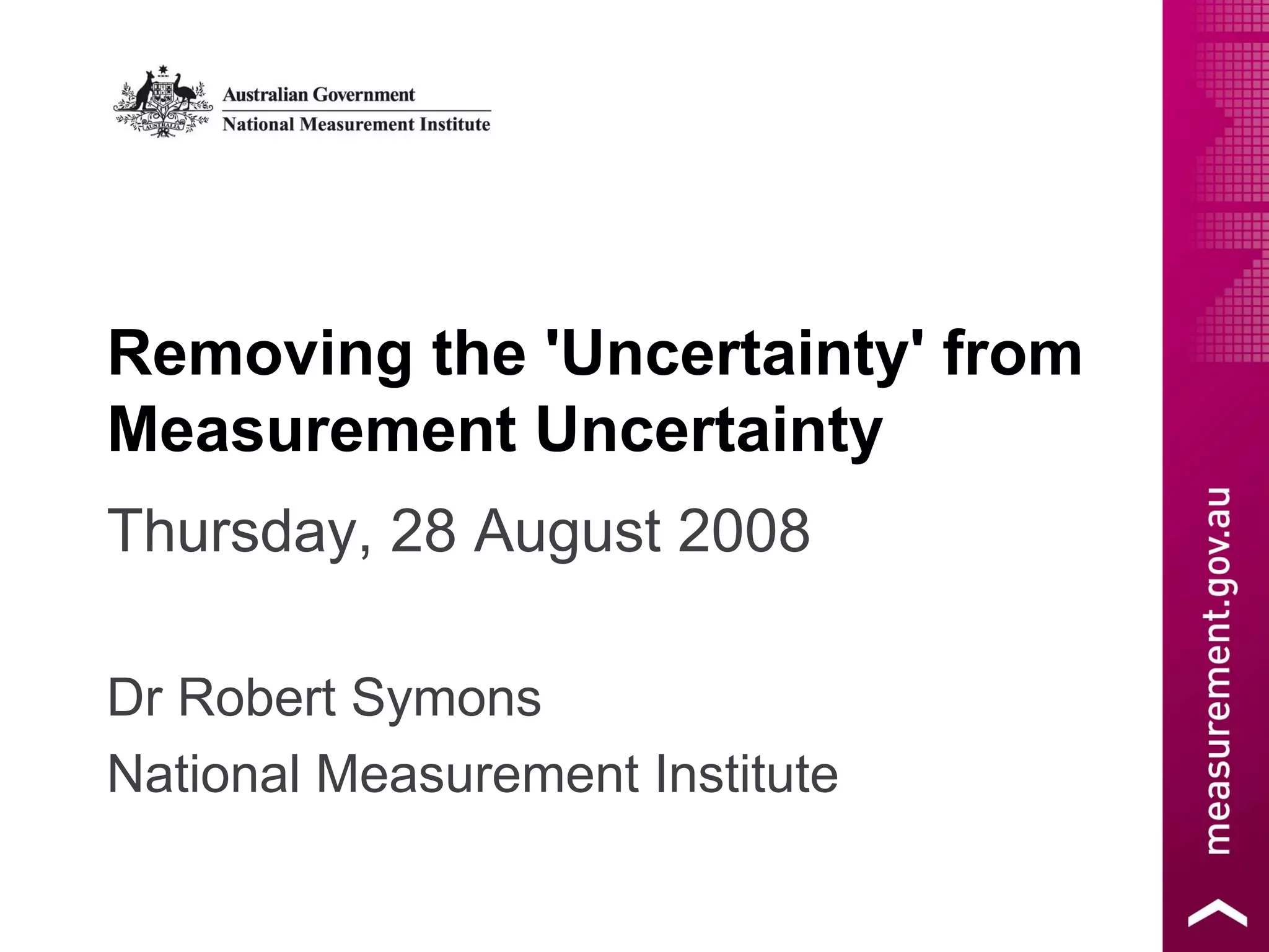 Measure uncertainty | PDF | Chemistry | Science
