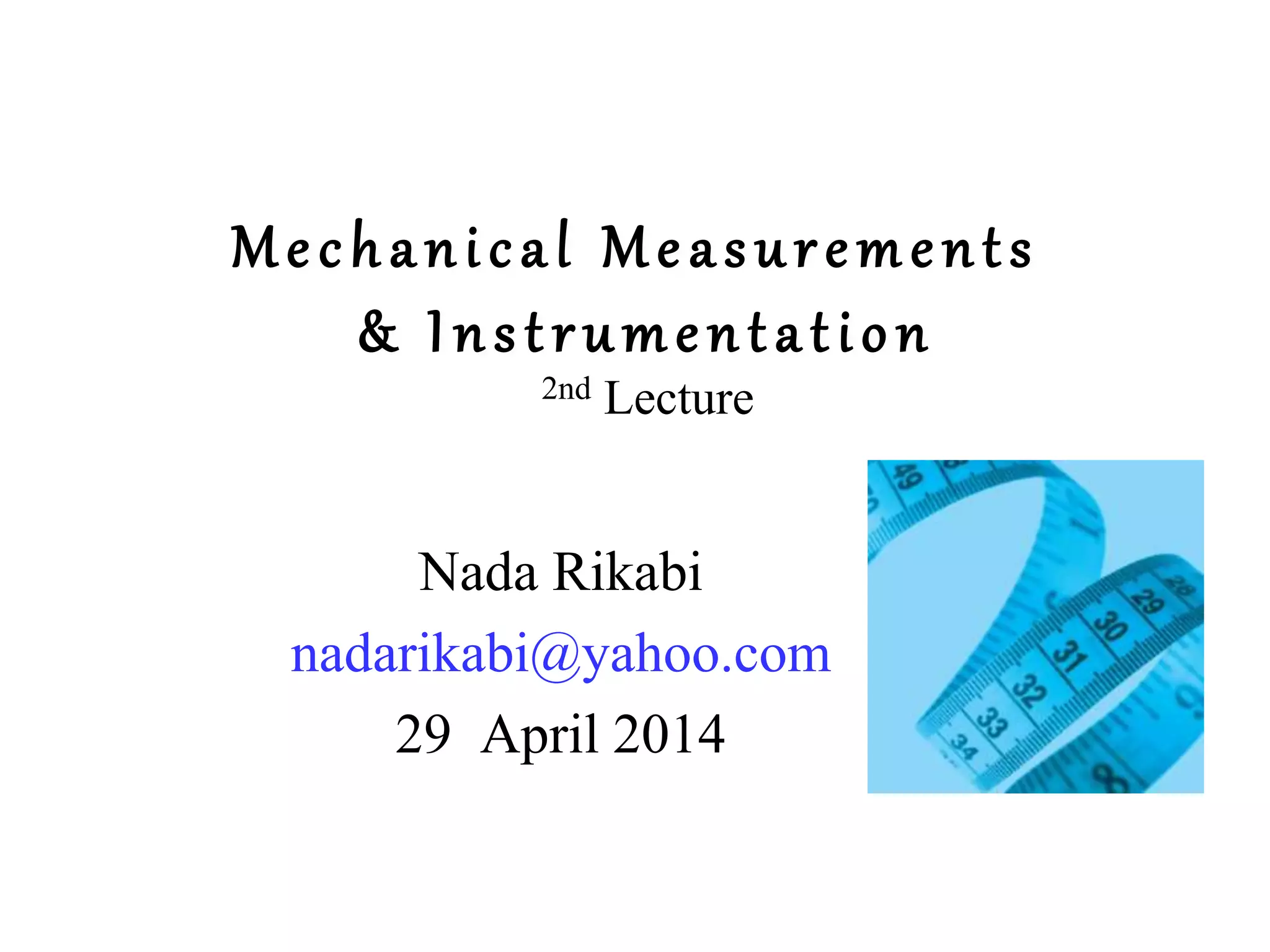 Measure 2nd lec | PPTX