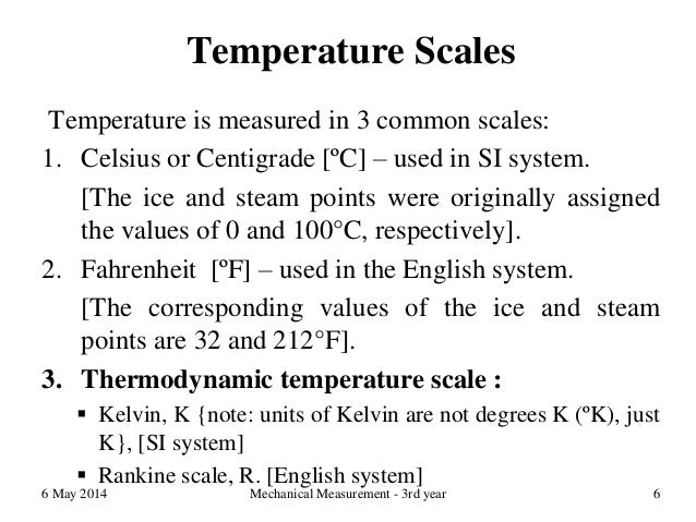 Rankine Scale