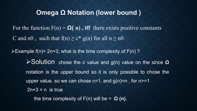 Measuring algorithm performance | PPTX