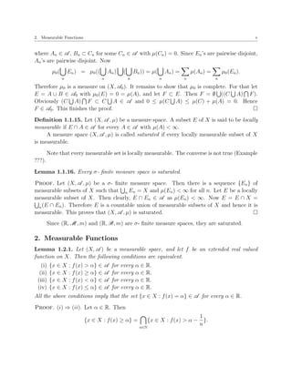 Measure and integration | PDF