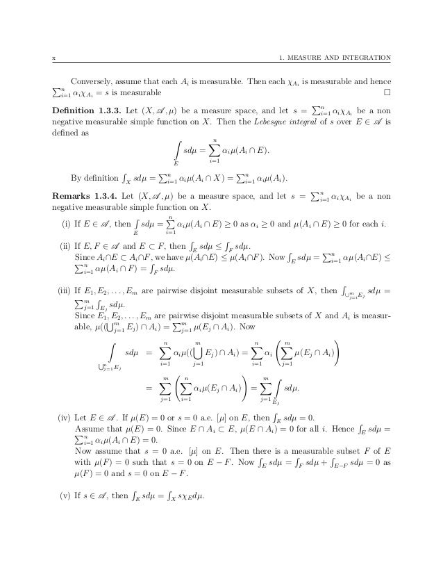 Measure and integration