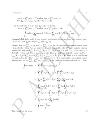 Measure and Integration | PDF