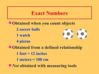 Measured And Exact Numbers | PPT