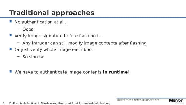Measured boot for embedded devices | PPT