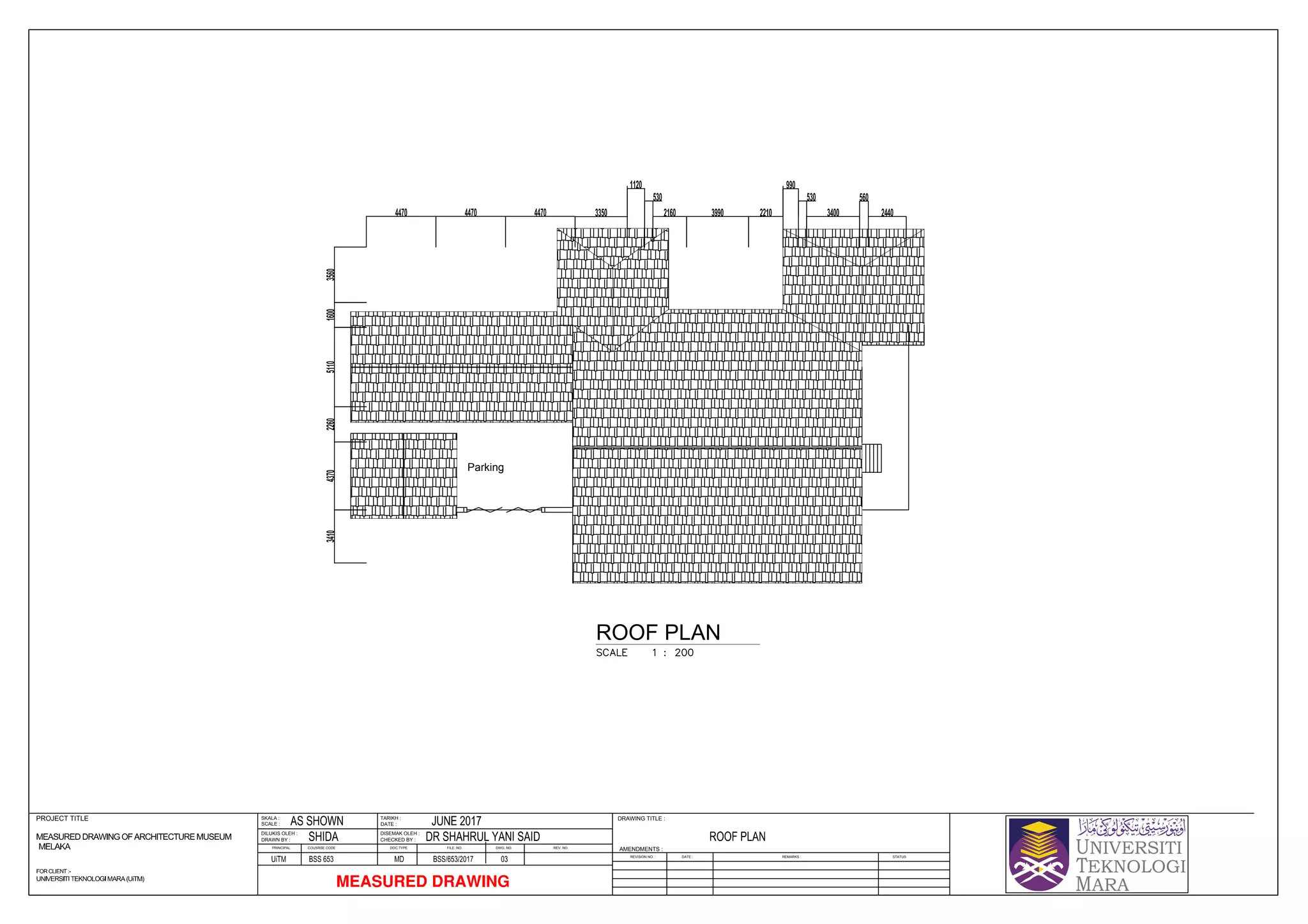 Architecture Museum Malacca Measured Drawing | PDF | Drawing and ...