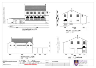 Architecture Museum Malacca Measured Drawing | PDF | Drawing and ...