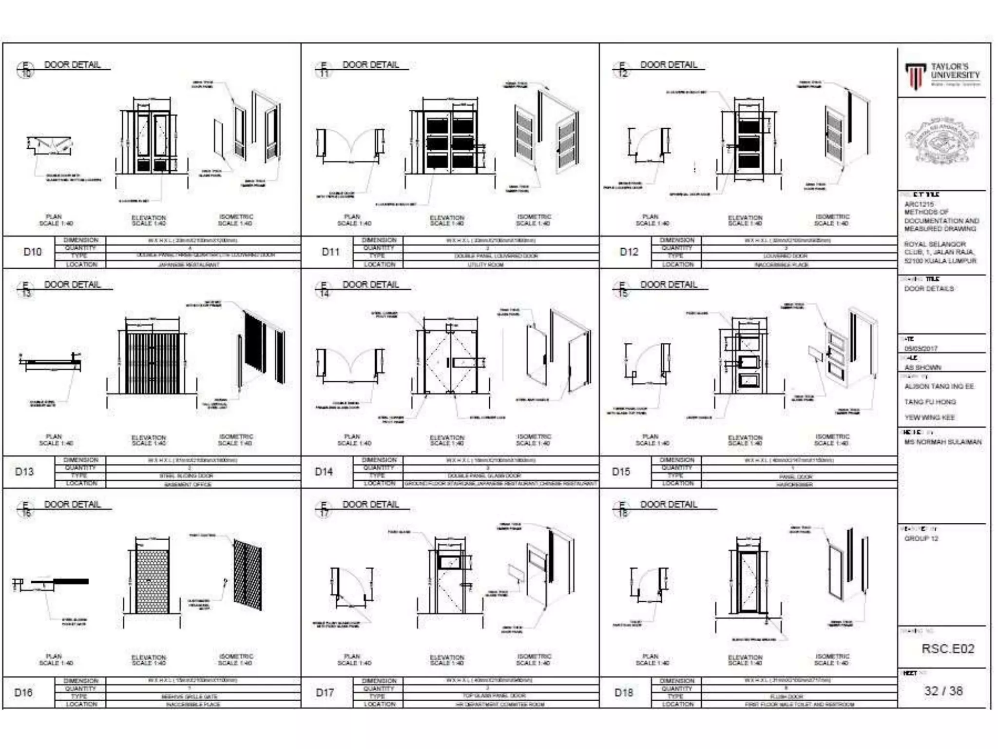 MEASURED DRAWING COMPILATION | PPTX | Drawing and Sketching | Arts and ...