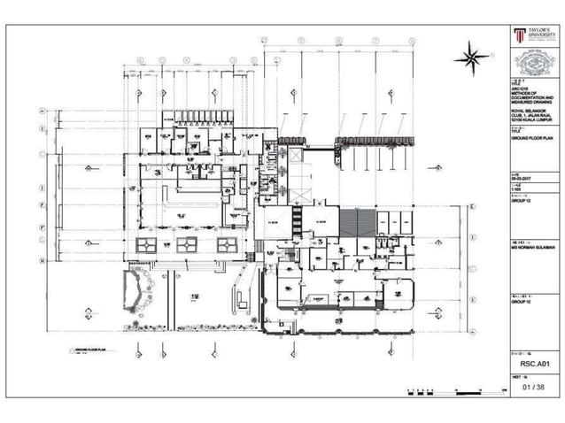MEASURED DRAWING COMPILATION | PPTX | Drawing and Sketching | Arts and ...