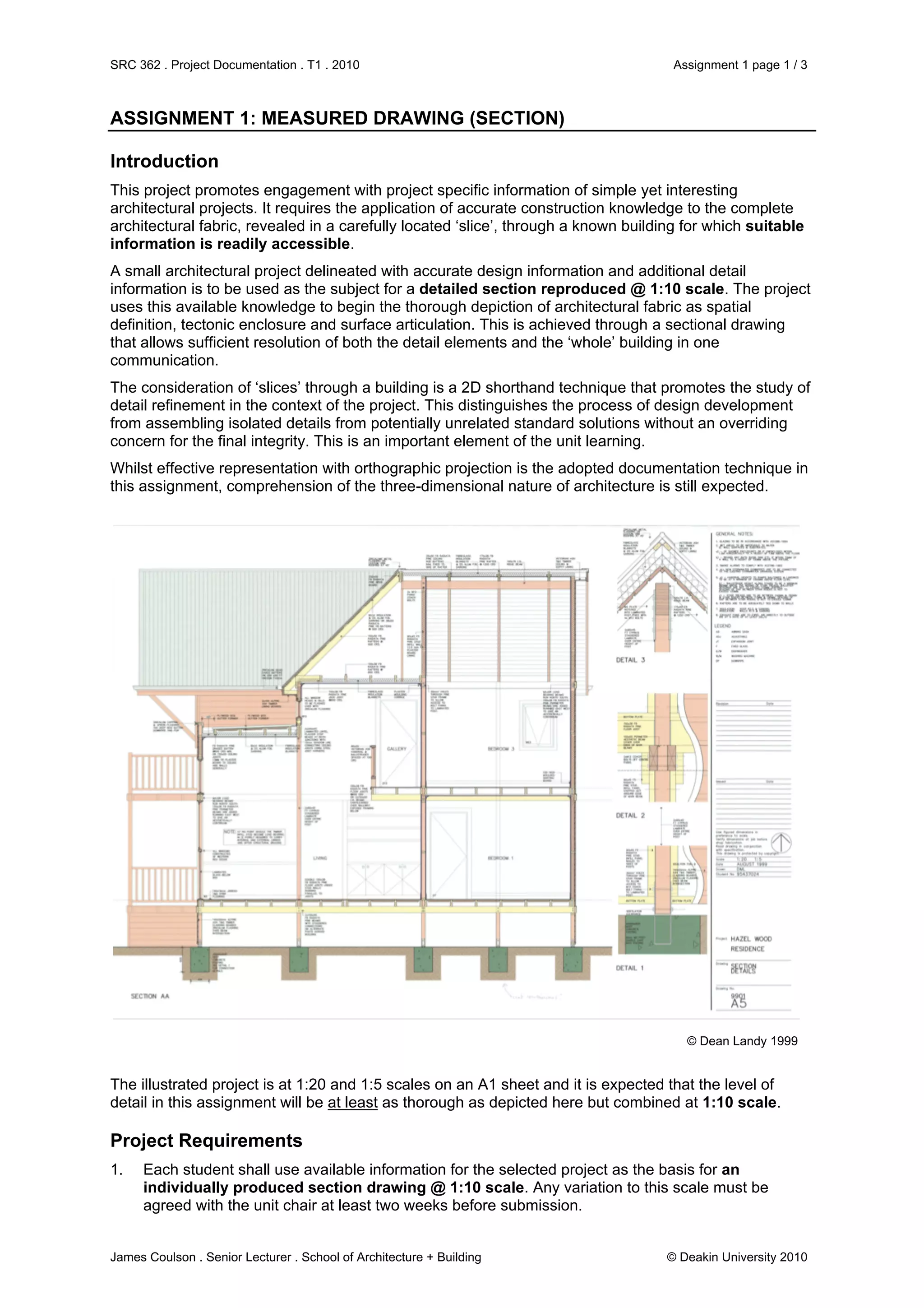 Measured drawing section | PDF