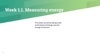 Measure energy | PPTX