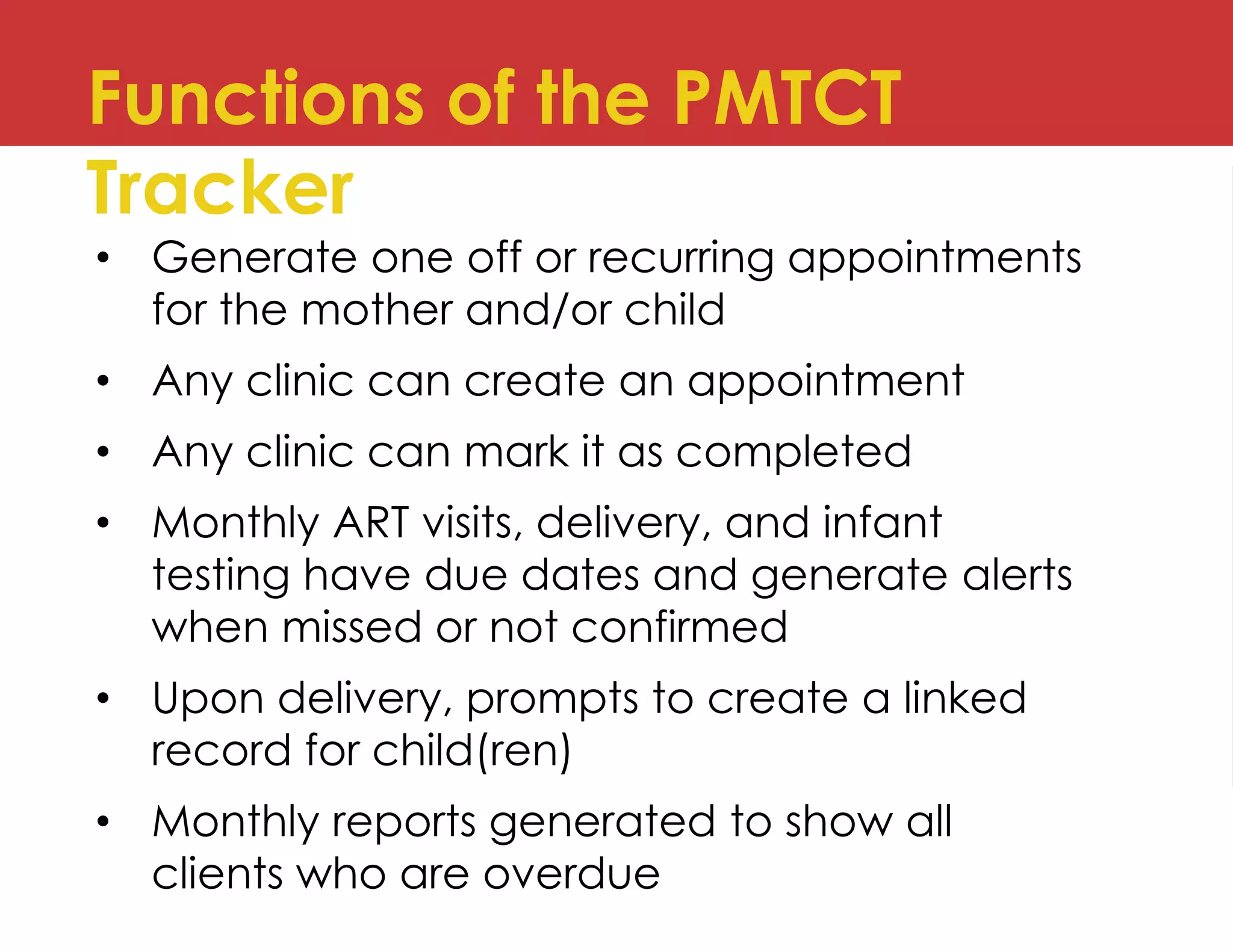 Tracking Mother-Infant Pairs across the Cascade of the Prevention of ...