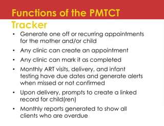 Tracking Mother-Infant Pairs across the Cascade of the Prevention of ...