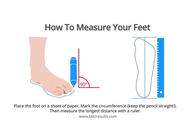 Measure foot size | PPT