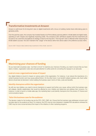 The difficult art of quantifying return on digital investments | PDF | Business Accounting ...