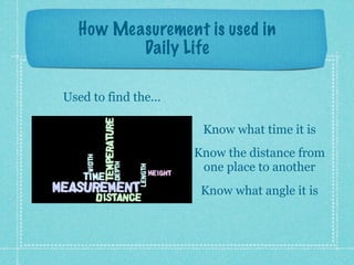 Measurement | KEY