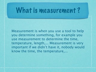 Measurement | KEY | Physics | Science