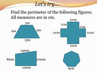 Perimeter & Circumference | PPTX