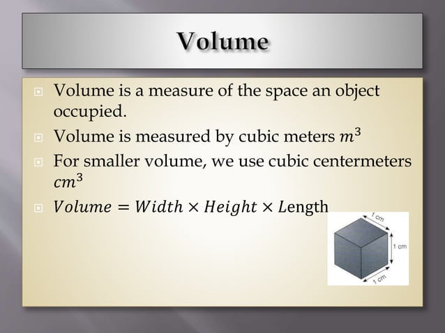 Measurement of length, volume, weight, temperature, time in laboratory ...