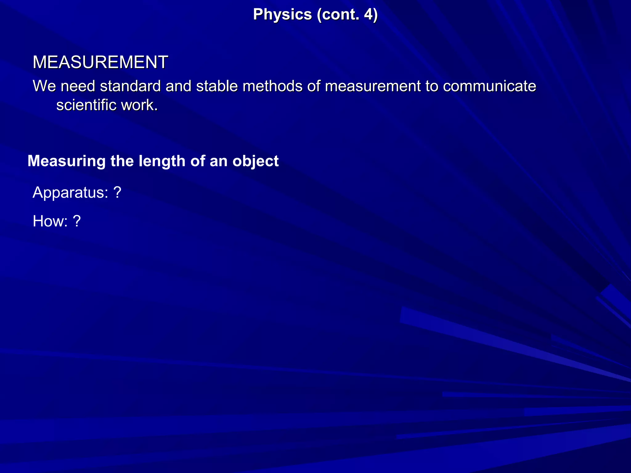 Measurement | PPT
