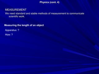 Measurement | PPT