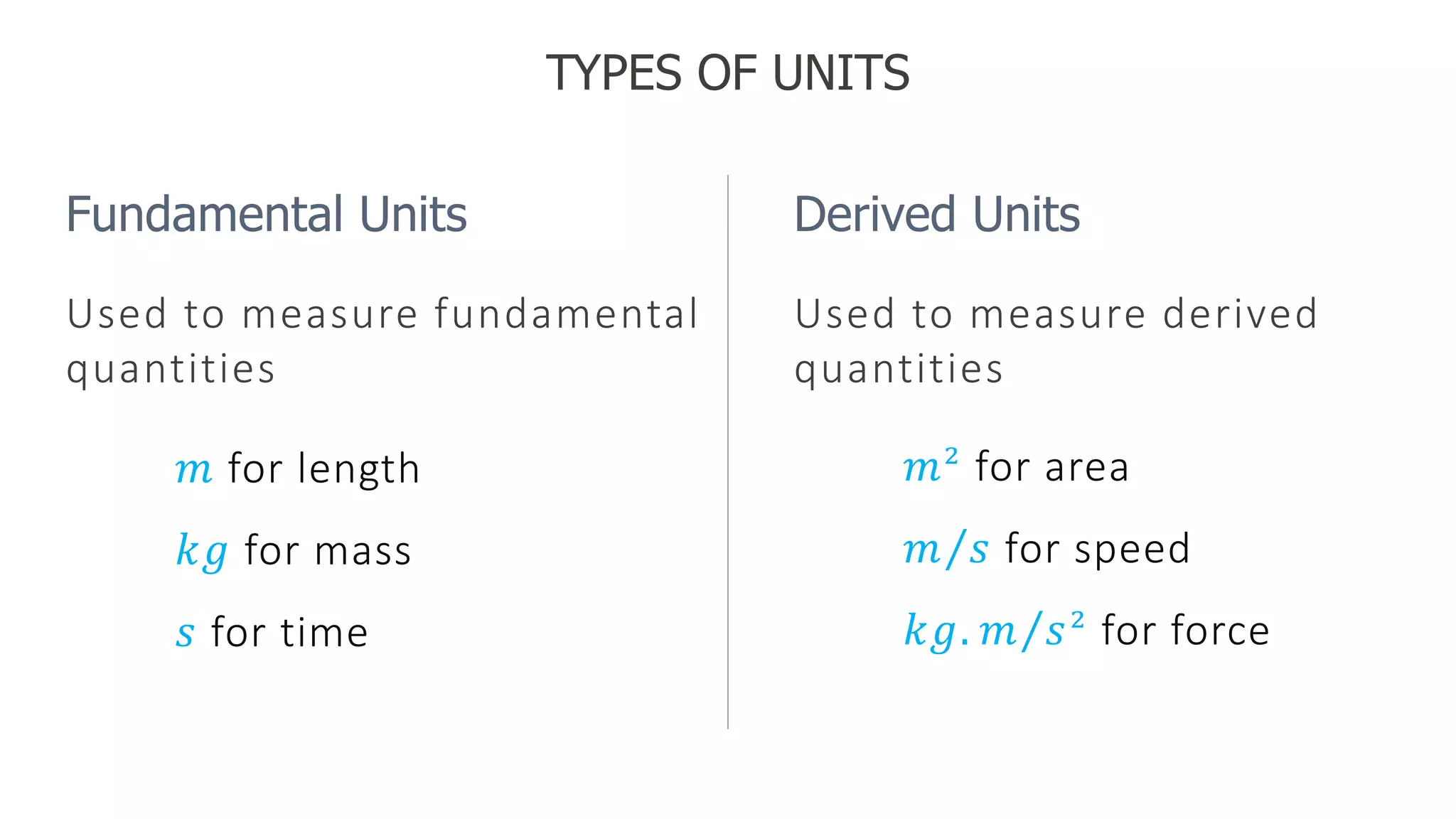 Physical Quantities--Units and Measurement--Conversion of Units | PPTX