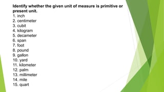 MEASUREMENT MATHEMATICS 7 (SECOND QUARTER) .pptx