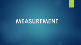 MEASUREMENT.pptx earth and life science shs | PPT