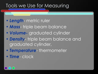 Measurement Mass and Weight Science Olympiad Div B Study | PPTX