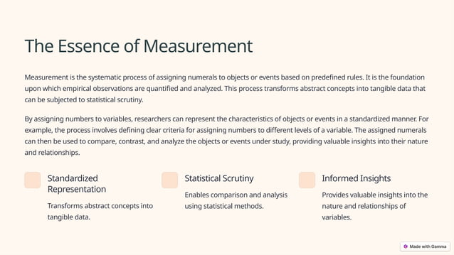 Measurement and Scaling Techniques in Research Methodology | PPTX