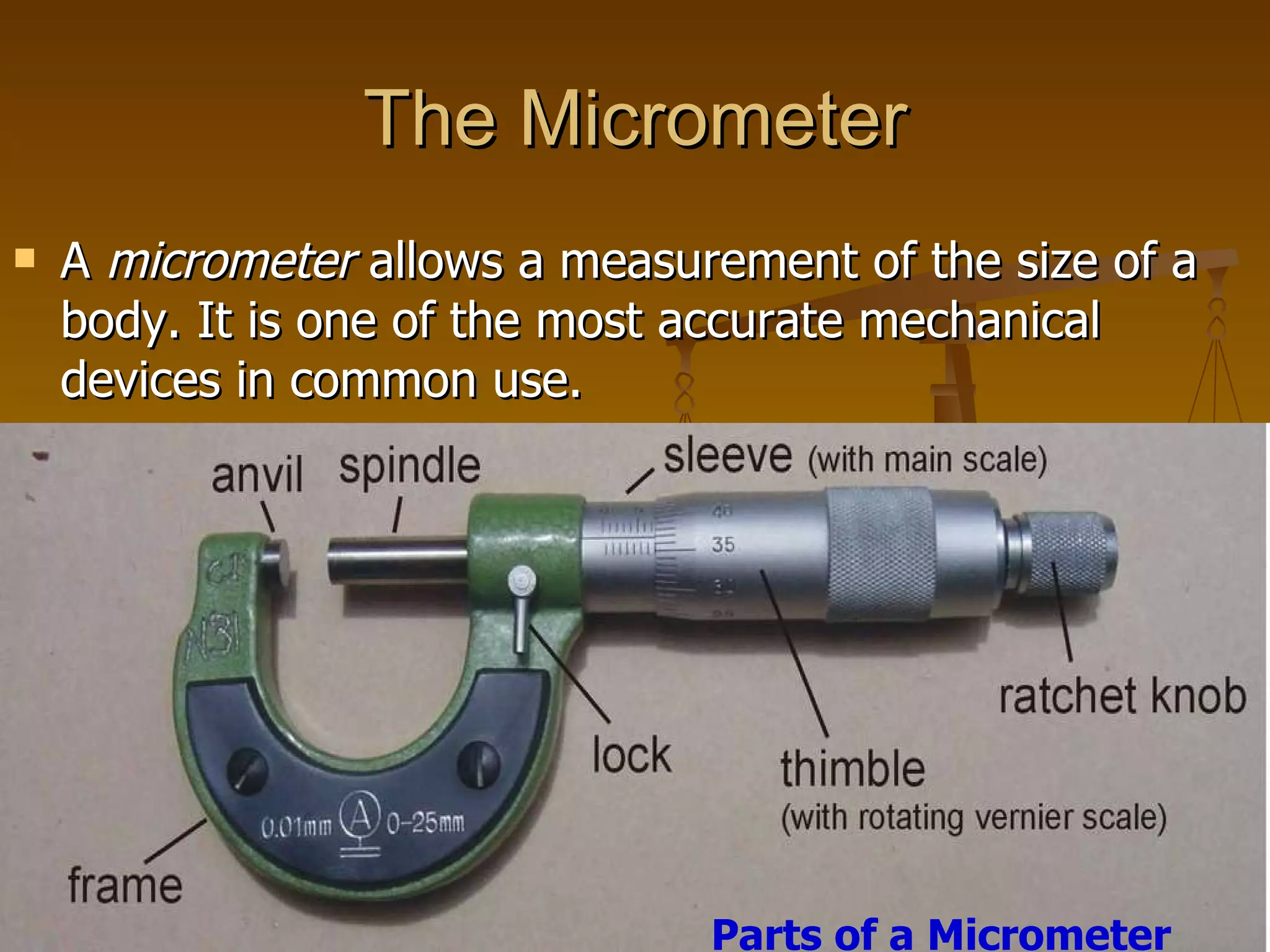 Measurement.micrometer & vernier caliper | PPT
