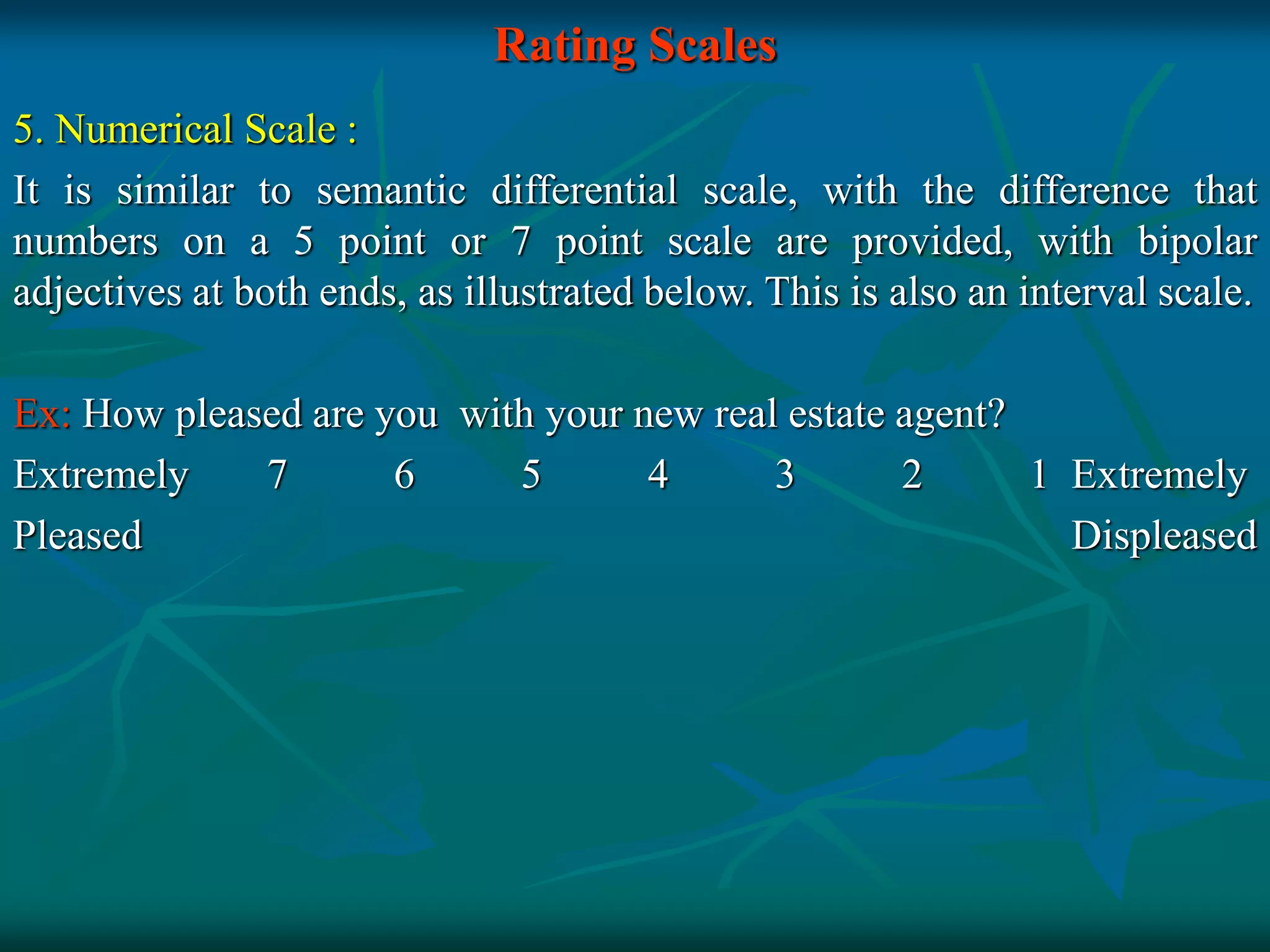 Measurement scaling | PPT