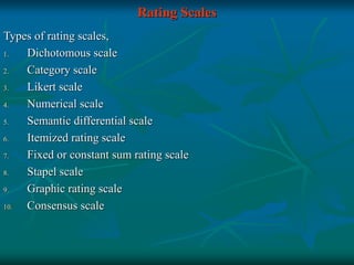 Measurement scaling | PPT