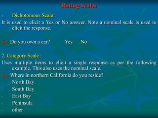 Measurement scaling | PPT