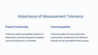 Measurement Tolerance Standards | Me Virtuoso | PPT