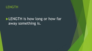 measurement and it's teaching for grade 4 | PPTX