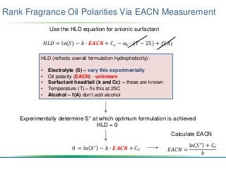 Measurement and application of equivalent alkane carbon number | PPTX