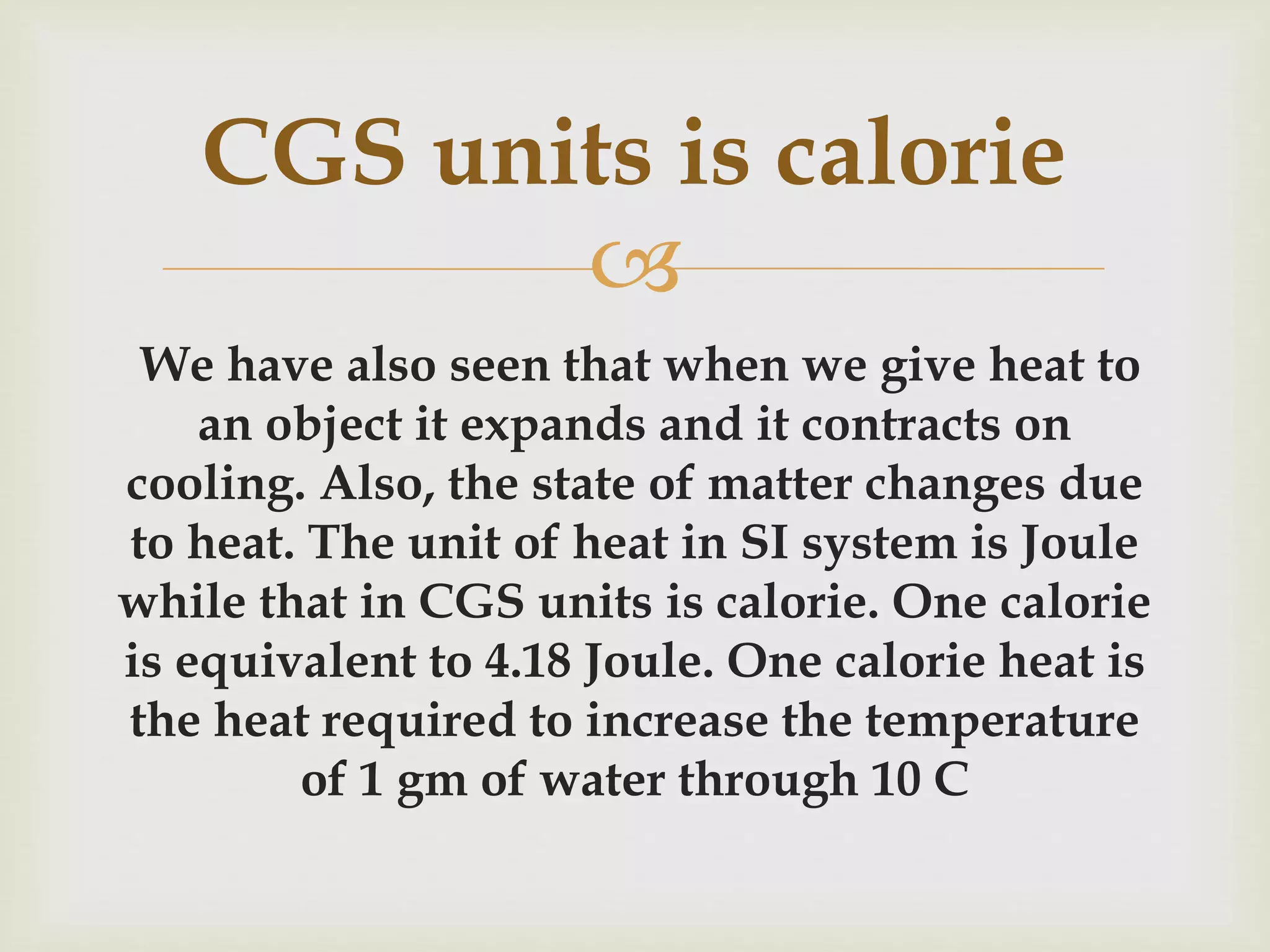 Measurement and effects of heat | PPTX