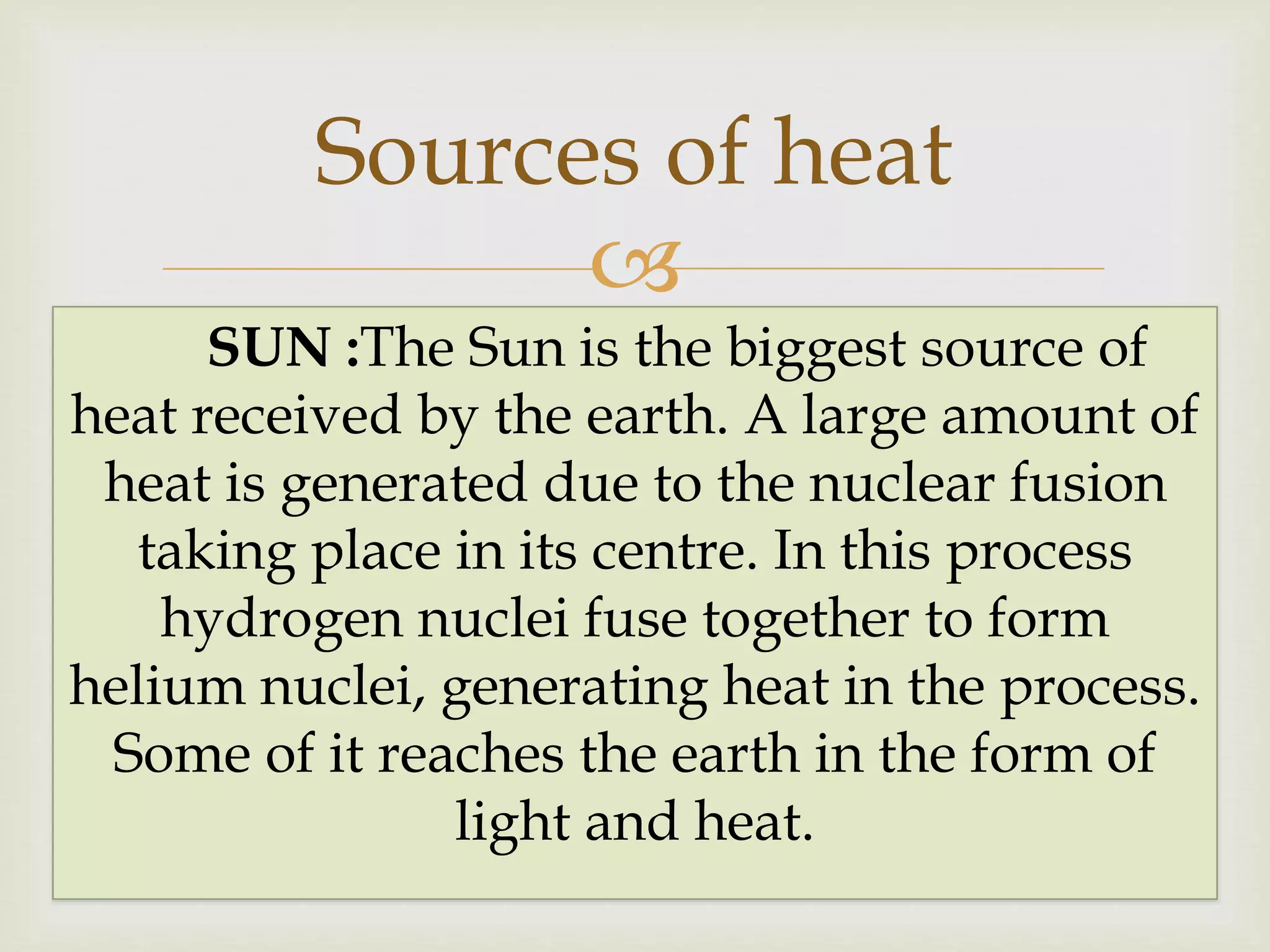 Measurement and effects of heat | PPTX