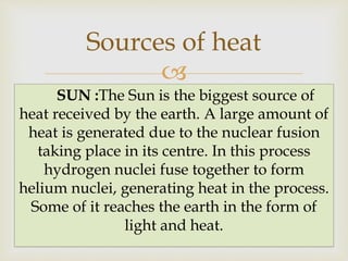 Measurement and effects of heat | PPTX