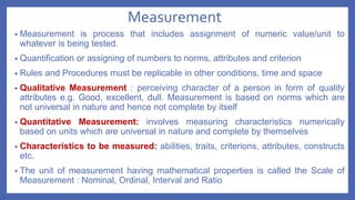An Introduction to Test, Assessment, Measurement and Evaluation | PPT