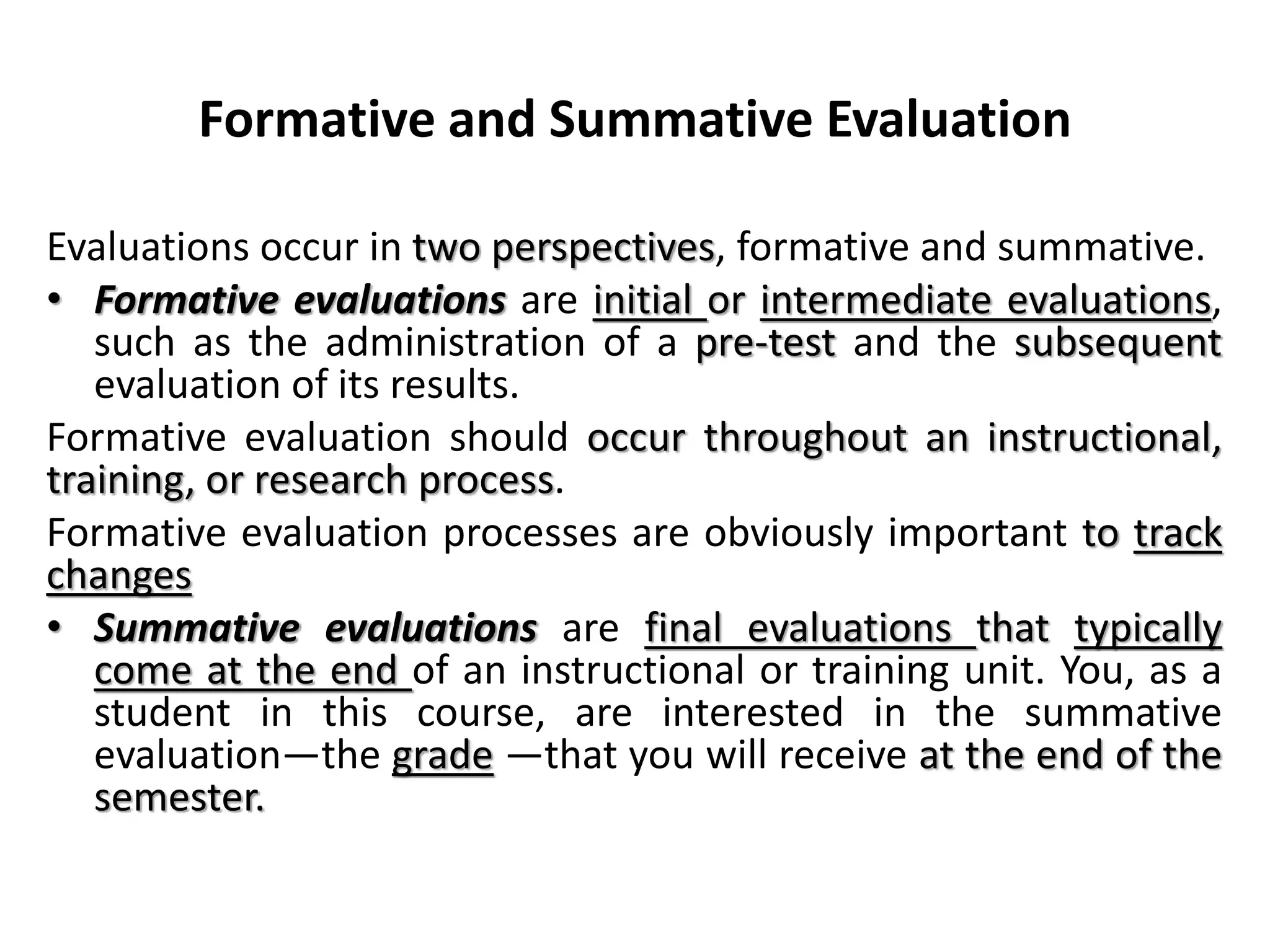 Measurement and evaluation | PPTX