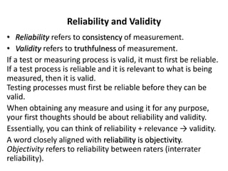 Measurement and evaluation | PPTX