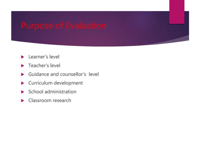 Measurement, Assessment and Evaluation | PPTX