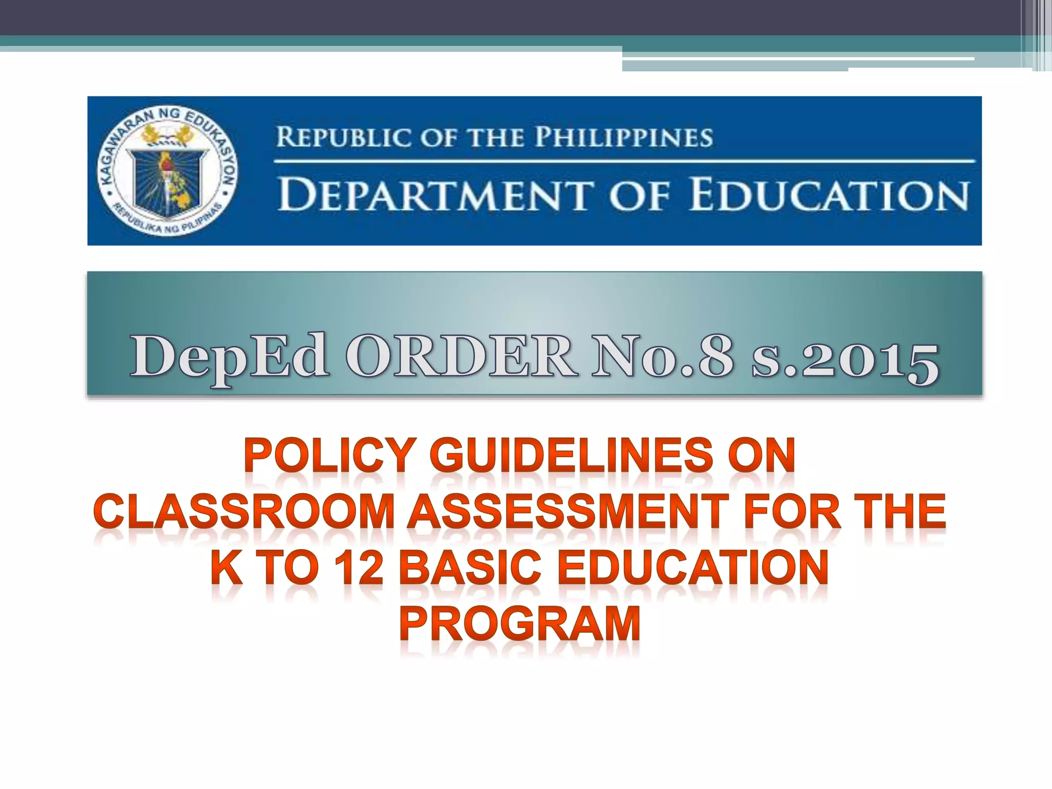 Measurement and evaluation k 12 grading system | PPTX