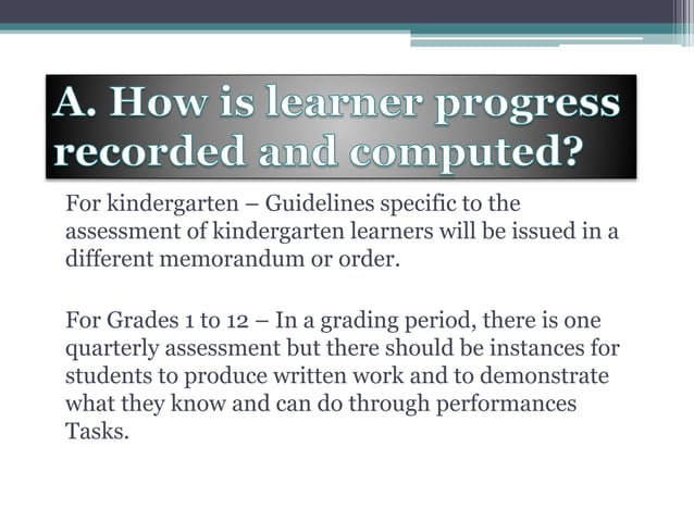 Measurement and evaluation k 12 grading system | PPT
