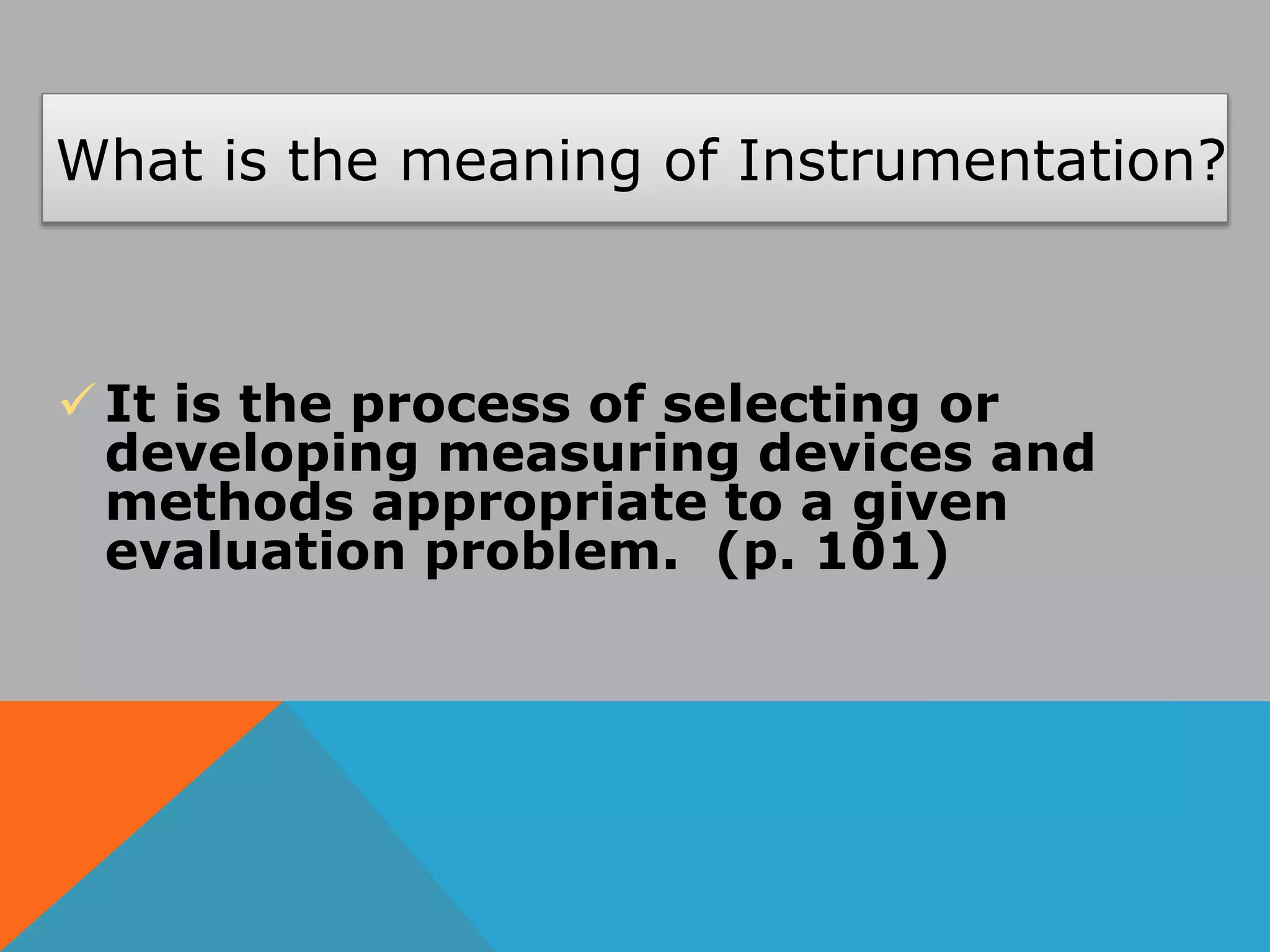 Measurement and instrumentaion | PPTX