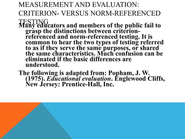 Measurement and instrumentaion | PPTX | Standardized Testing ...