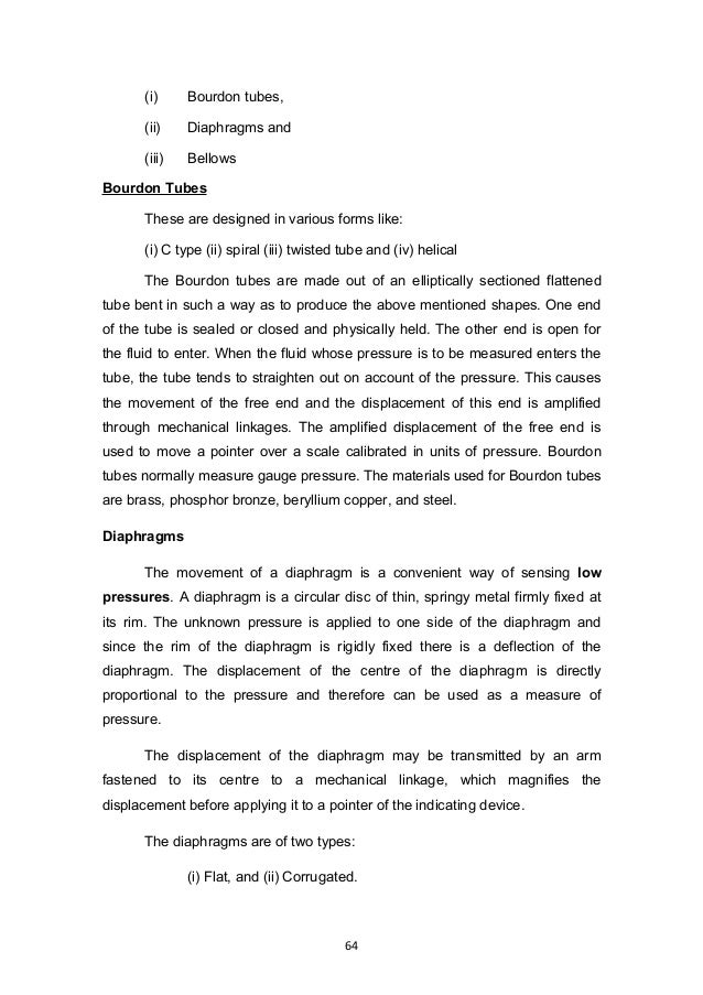 Measurement and instrumentation